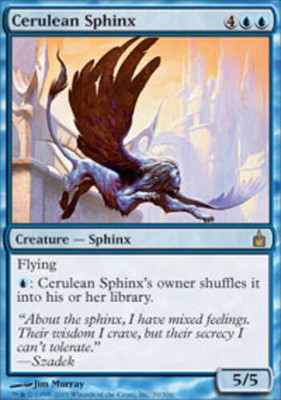 Cerulean Sphinx - Foil ~ Lightly Played Ravnica MTG Magic UltimateMTG ...