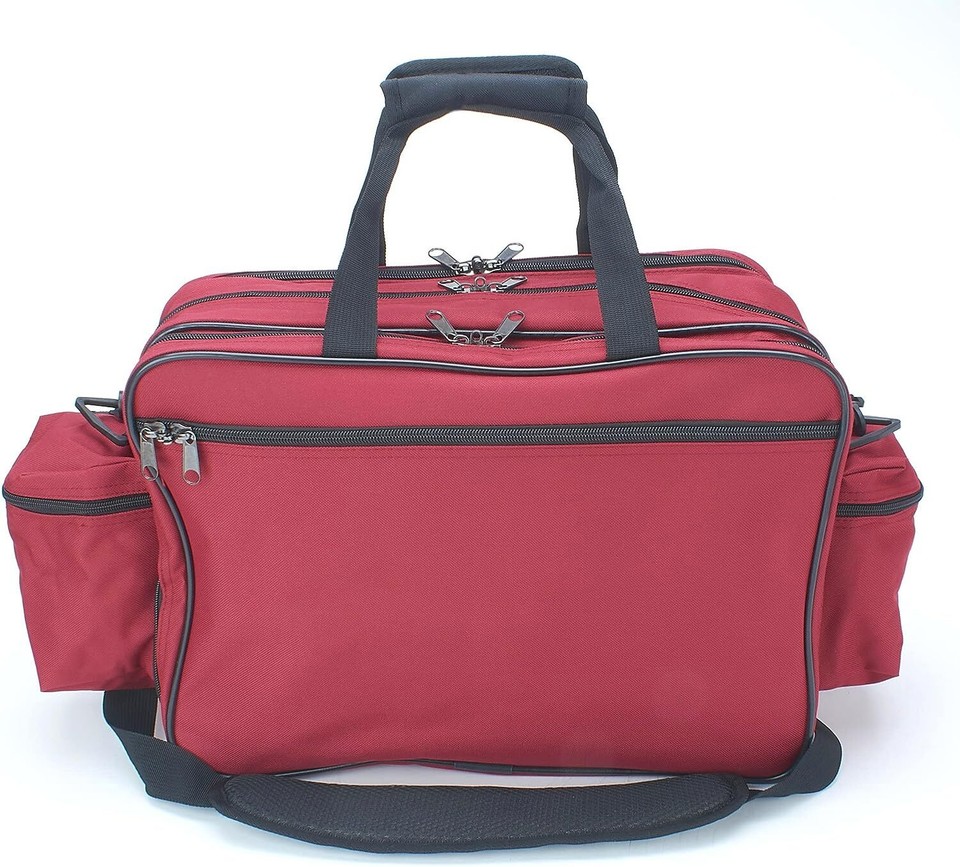 ASA TECHMED Durable Nurse Travel Bag - Multi-Pocketed, Zippered ...