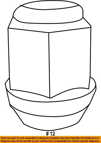 CHRYSLER OEM 11-23 CV Wheels Wheels-Wheel Nut 6509769AA | eBay