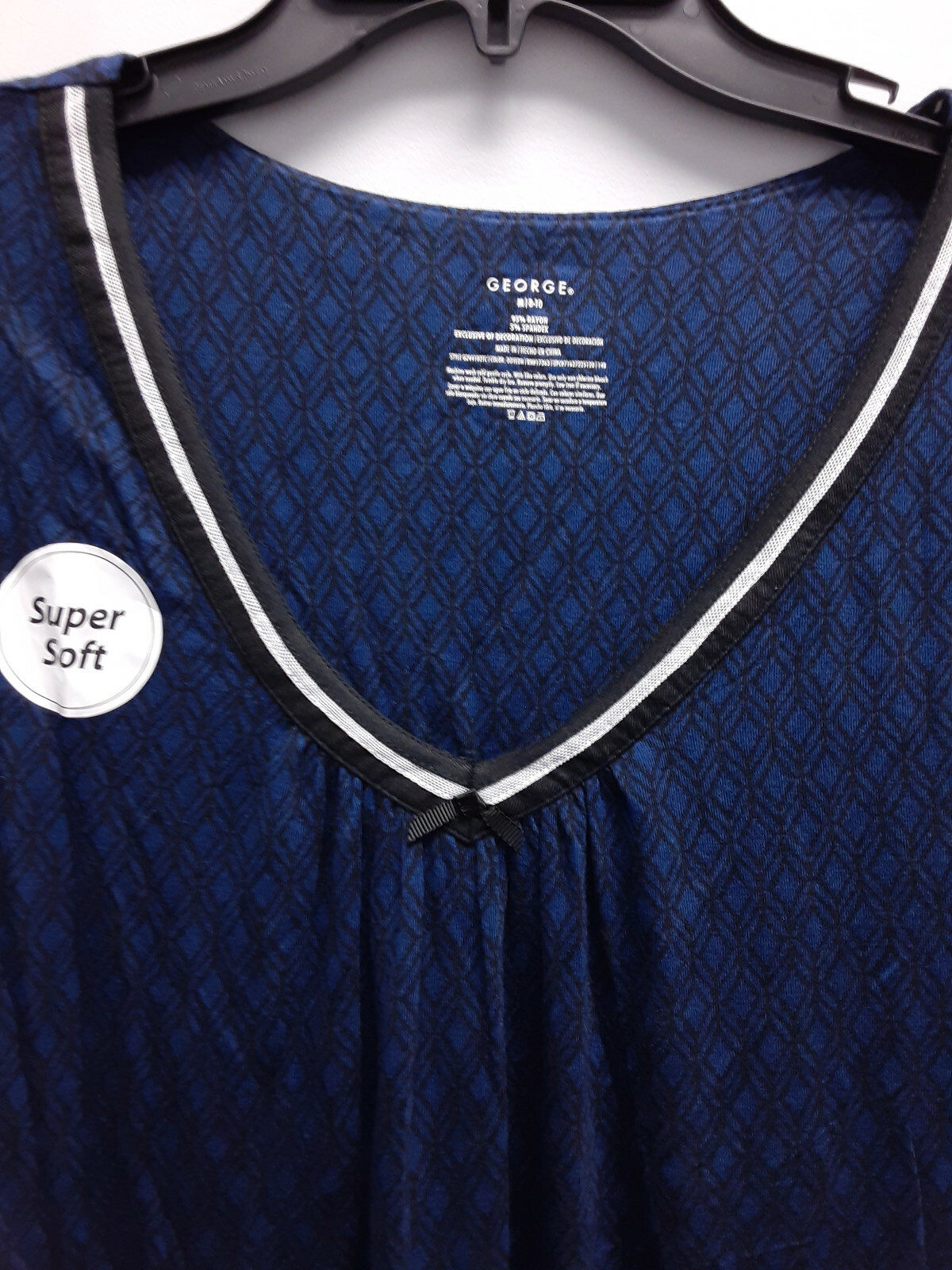 George+Sleepwear+Super+Soft+Pajama+Top+Women%27s+Size+Medium+%288-10%29 ...