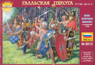 Zvezda 1/72 8012 Gaul Warriors (II-I BB) (40 Figures, 8 Poses) | eBay