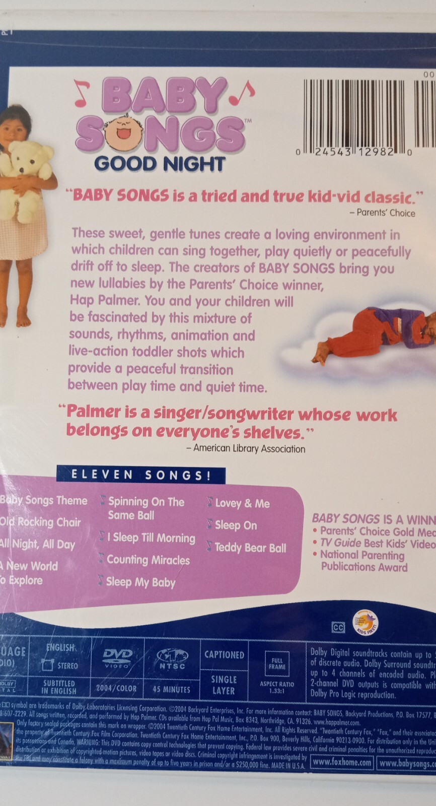 Baby Songs: Good Night (DVD, 2004) for sale online | eBay
