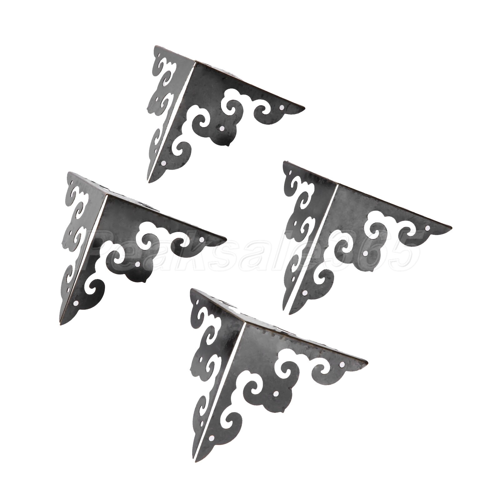 4pcs 50mm Antique Wood Box Feet Leg Corner Protector Guard Crafts Decor ...