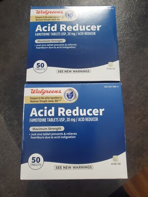 Walgreens Maximum Strength Acid Controller and Acid Reducer Famotidine ...