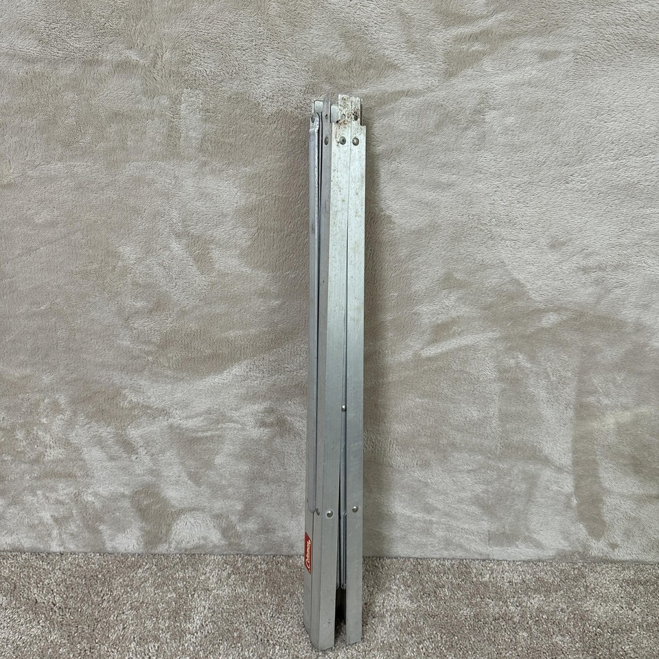 Vintage Coleman Folding Aluminum Hi-Stand Camp Stove Table Cooler Stand ...