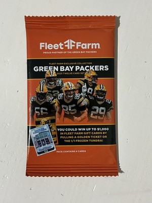 GREEN BAY PACKERS FLEET FARM 2025 SEALED PACK LOVE TUCKER CRAFT RARE ...