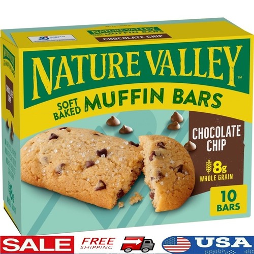 Soft Baked Muffin Bars Chocolate Chip Snack Bars Whole Grain Portable ...