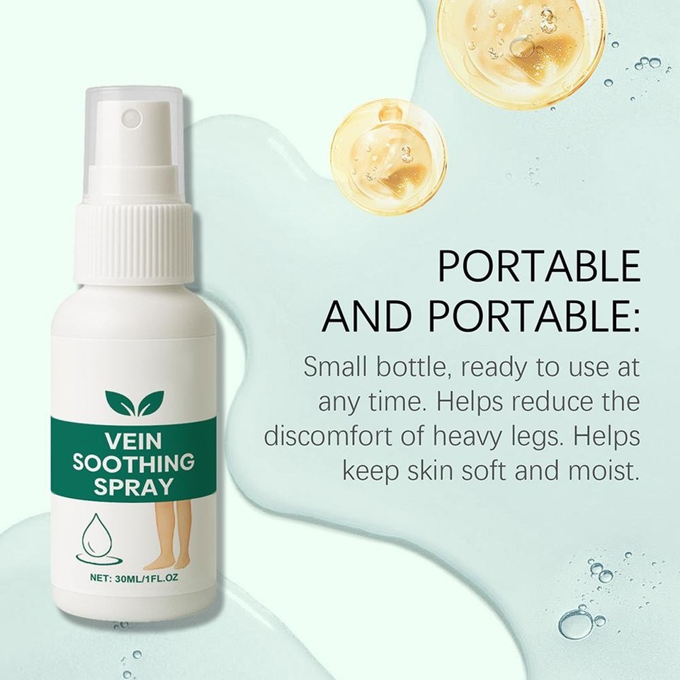 Varicose Veins Soothing Spray, Relieves Leg Pain & Boosts Blood ...
