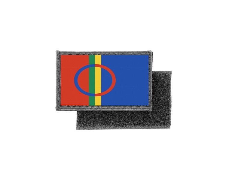 Flag patch printed badge country sami saami sapmi suomi lapland | eBay