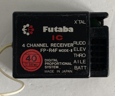 Futaba IC FP-R4F MODE II --- 4 Channel Receiver on Channel #40 | eBay