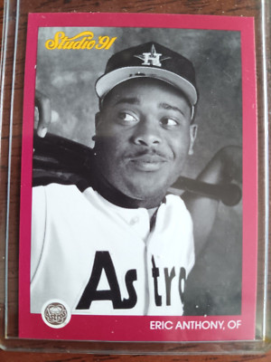 ERIC ANTHONY ASTROS 1991 STUDIO BY LEAF BASEBALL CARD #171 | eBay