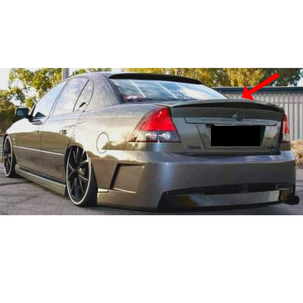 Fits Holden Commodore VY VZ CLUBSPORT R8 Style Rear Boot Spoiler Wing ...
