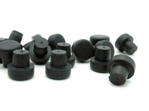 1/4" Compression Stem Bumper Feet Push in 3/16" H x 7/16" Dia x 1/4 ...