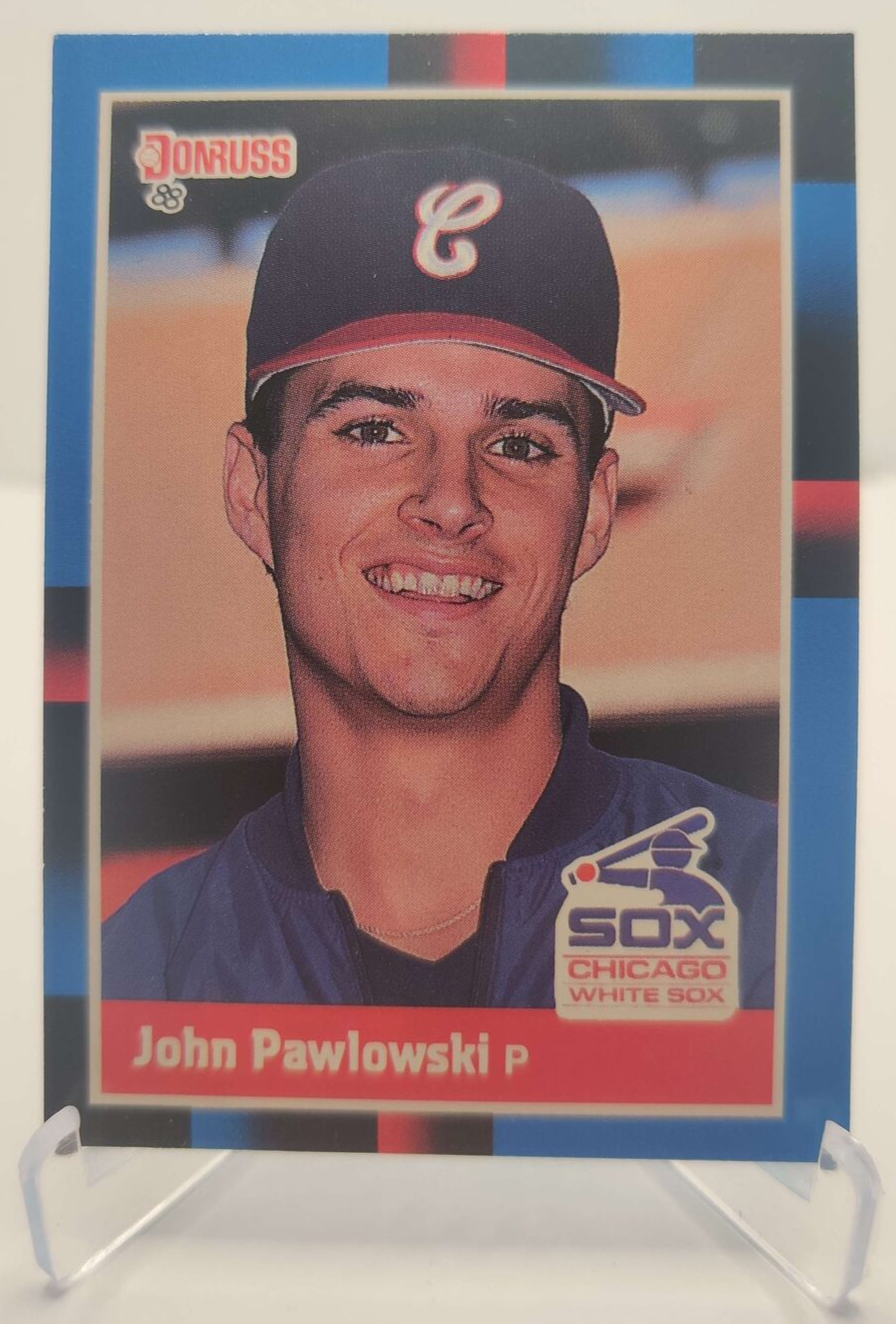 1988 Donruss #457 John Pawlowski Rookie RC Chicago White Sox baseball ...