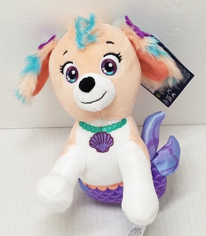 PAW PATROL AQUA PUPS Puppy Dog Action Figure 8"in Plush YOU CHOOSE New ...