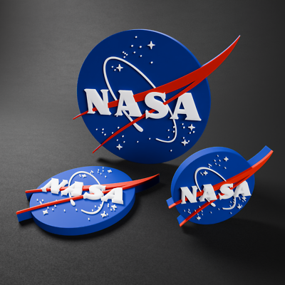 3d Printed Nasa Logo