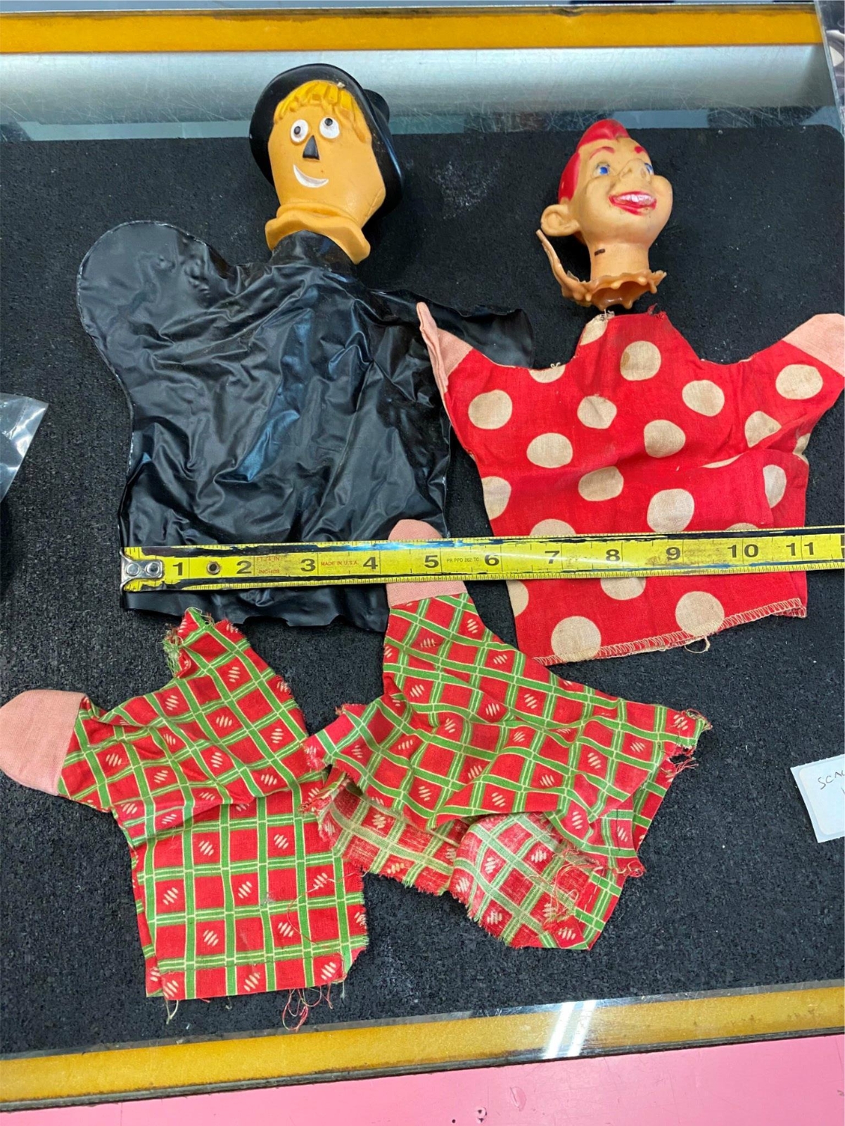 Lot 2 Hand puppets Wizard of OZ Scarecrow Howdy Doody Vintage Movie TV ...