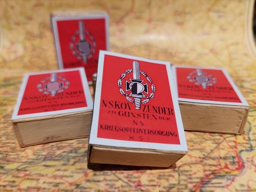 WW2 German matchbox - NSKOV 1934 safety matches | eBay