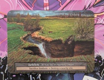 Sorcery : Contested Realm (Beta) Elite SINKHOLE NM | eBay Australia