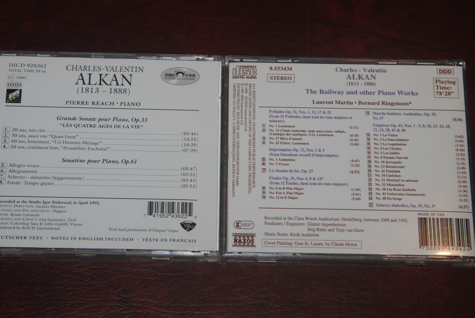 Charles-Valentin Alkan: Lot of 6 CDs, Piano Works, Organ music | eBay