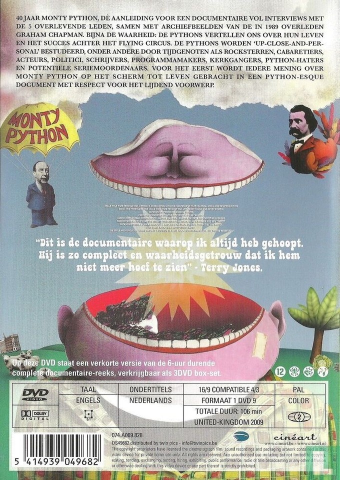 Monty Python: Almost The Truth, The Lawyer's Cut (DVD, "Ex-Library ...