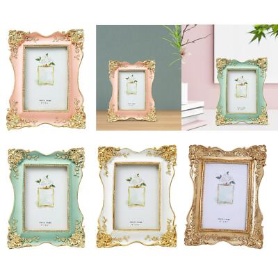 European Style Picture Frame Portable Resin Photo Frame Antique Picture ...