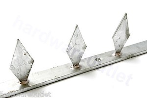 Security SPIKES SPIKE1 Wall or Gate Galvanized 1 Mtr Long Home ...