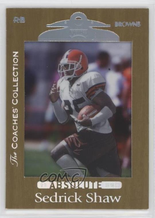 1999 Playoff Absolute SSD - The Coaches' Collection #22 Sedrick Shaw ...