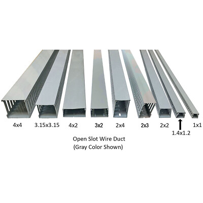 Electriduct Open Slot PVC Wire Duct - 1"x1", 2"x2", 3"x3", 4"x4 ...