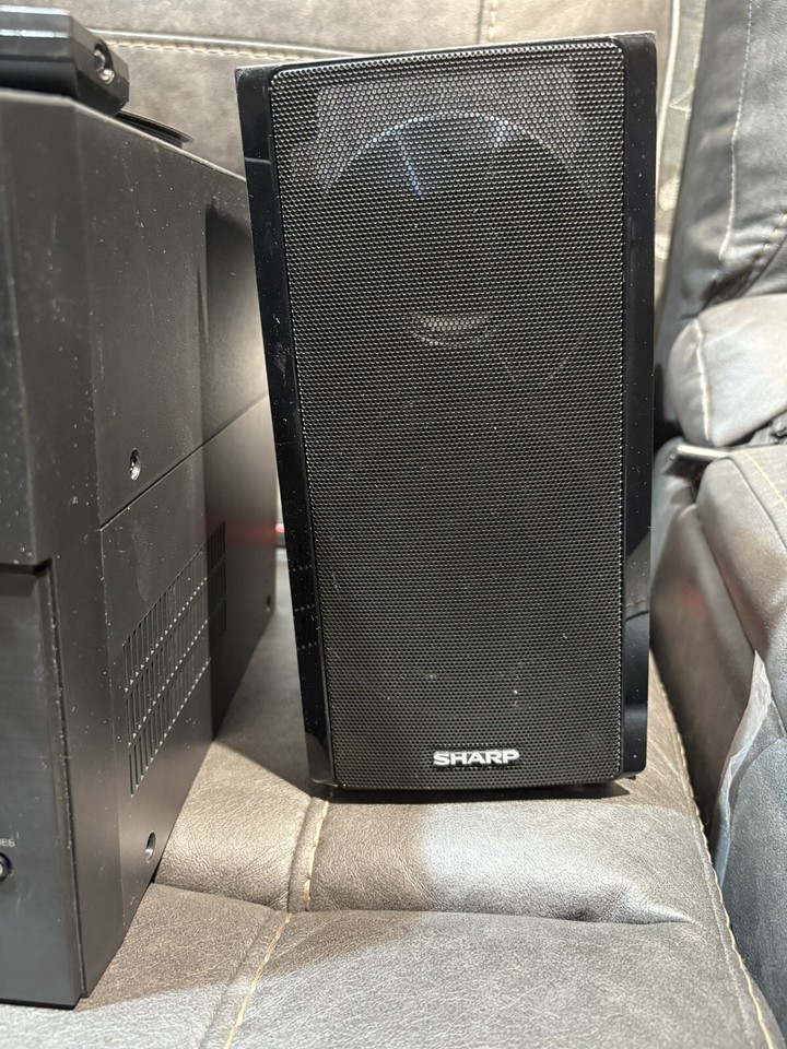 Sharp XL-BH250 5-Disc Micro Shelf Speaker System, Bluetooth, Black | eBay