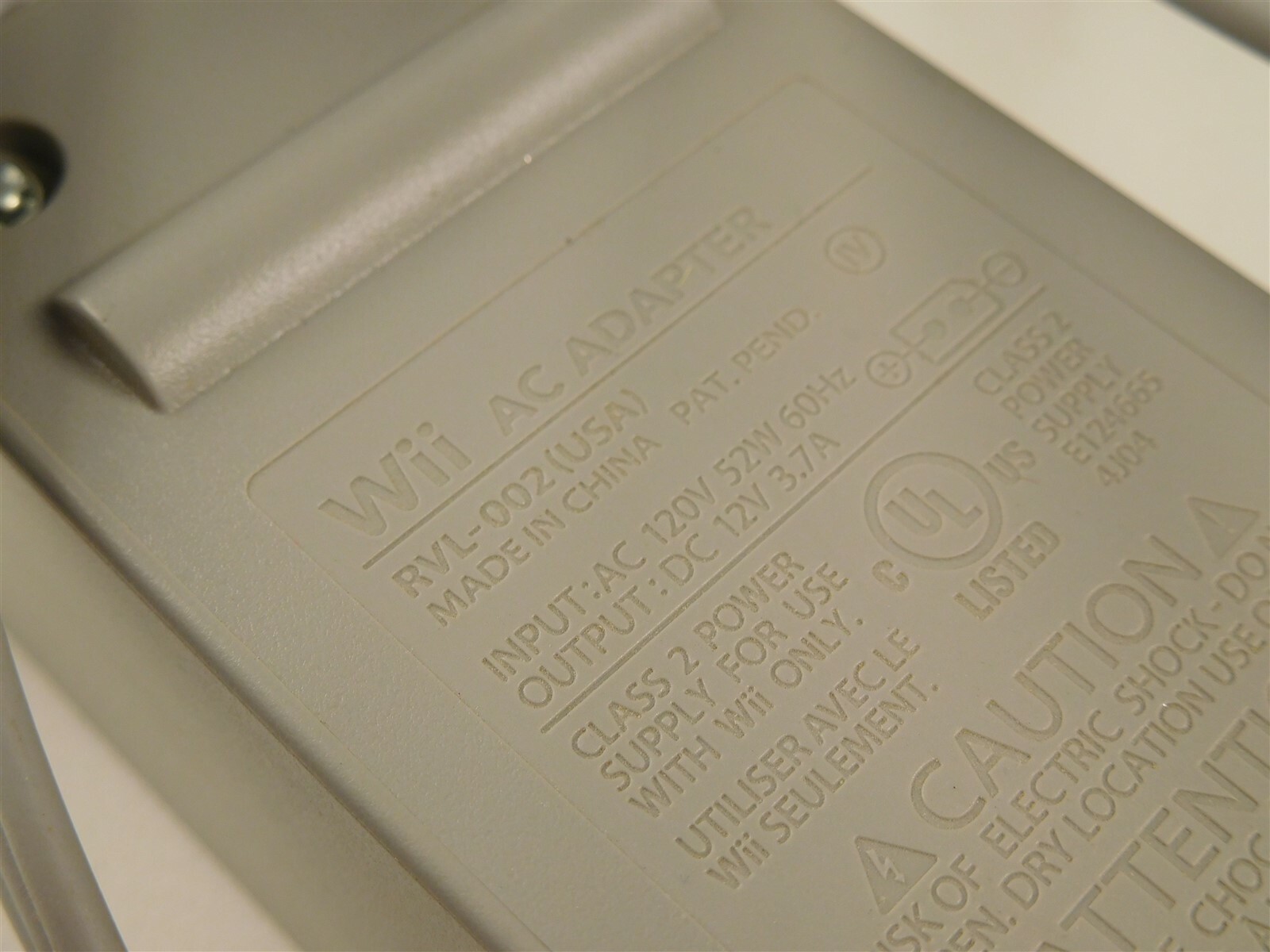 Nintendo Wii Console Sensor Bar Cords BLACK RVL-101 FAST SHIP Box ...