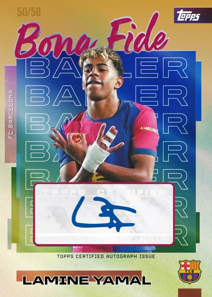 2025-26 Topps Fc Barcelona Team Set Box (5 packs) 30 Cards Total | eBay
