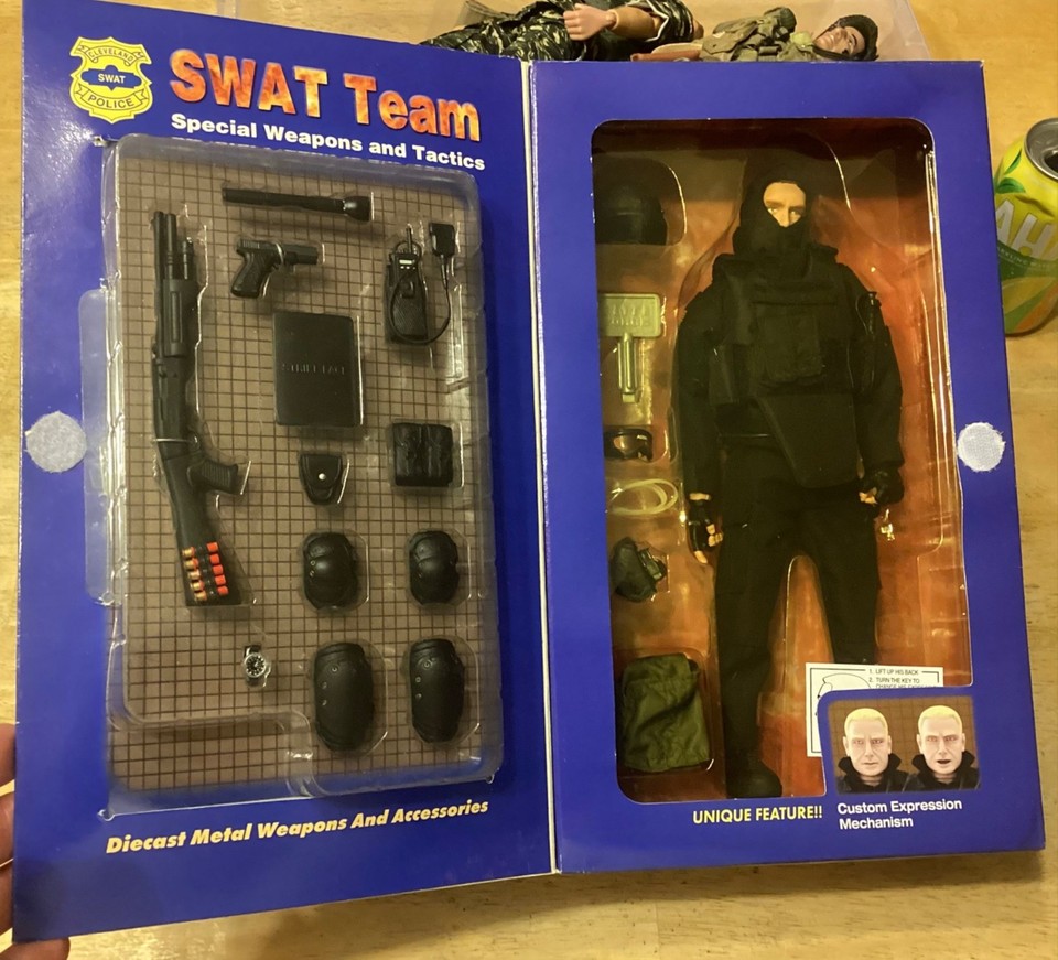 BBI Elite Force Cleveland Police SWAT Team Barret 1/6th action figure ...
