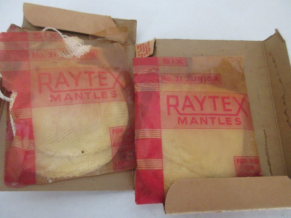 6 Vintage Coleman Raytex No. 31 Junior Lantern Mantles with Box | eBay