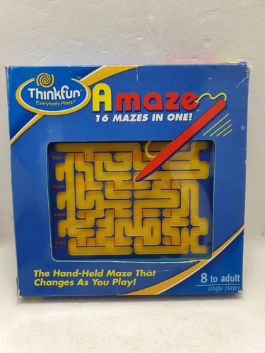 Thinkfun - Amaze, 16 Mazes In One, Ages 8 to Adult, Brain Teaser ...
