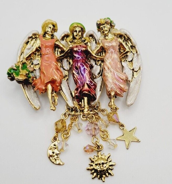 Sisters brooch pin store