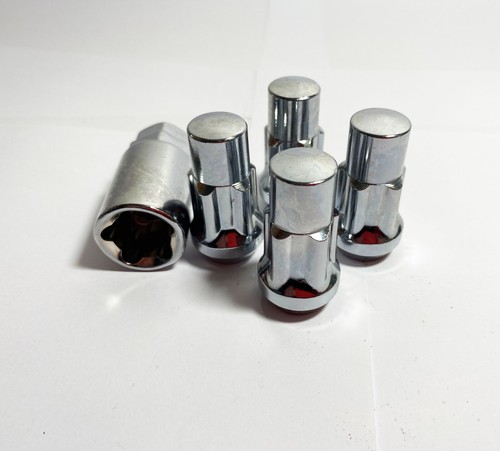 4 Chrome Wheel Locks 14x1.5 For Chevy GMC Silverado Sierra 1500 ...