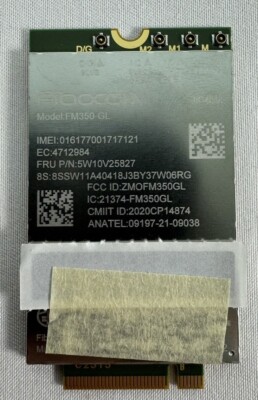 Fibcom FM350-GL 5G WAN LAN LTE Lenovo Thinkpad | eBay