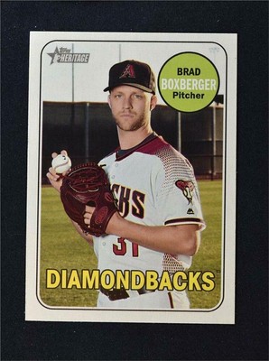2018 Topps Heritage Base #697 Brad Boxberger - Arizona Diamondbacks | eBay