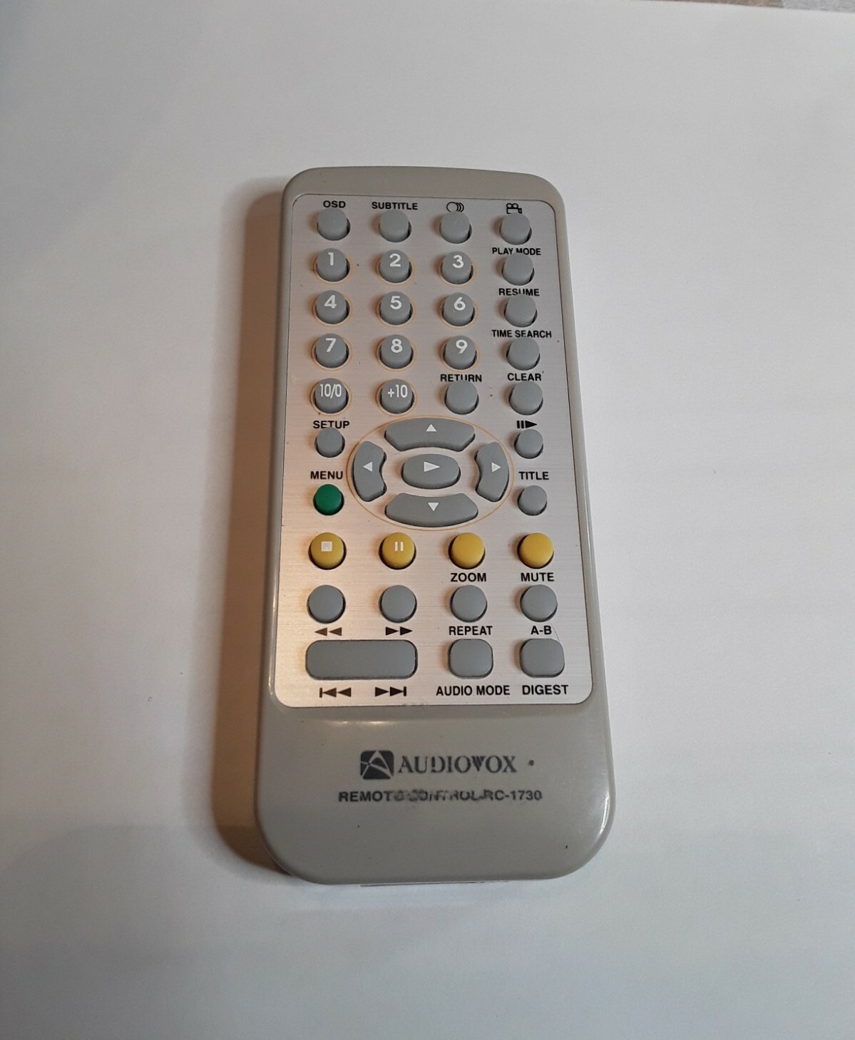 Genuine Audiovox RC-1730 Remote Control- TWC. F2-72 | eBay