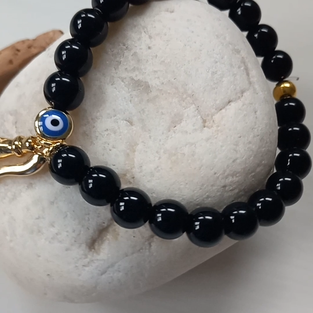 Italian Malocchio Bracelet, Mano Cornuto, Gold Cornicello, Horn Hand ...