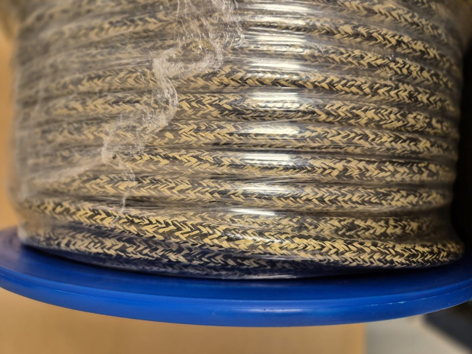 200metres x 10mm ARAMID Runner Braid - HMPE Core - 100% Aramid Cover ...