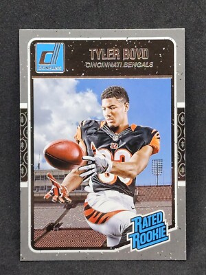 Tyler Boyd 2016 Donruss Rated Rookie Rc Football Card #397 Cincinnati ...