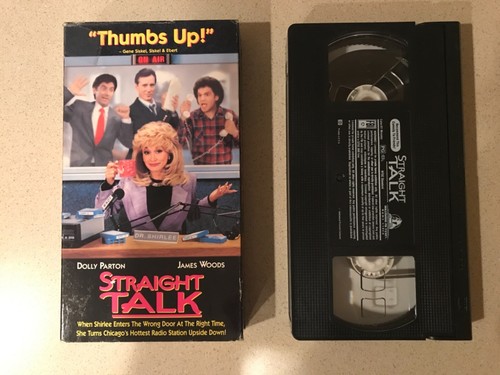 Straight Talk (VHS, 1992) Dolly Parton, James Wood 717951449030| eBay