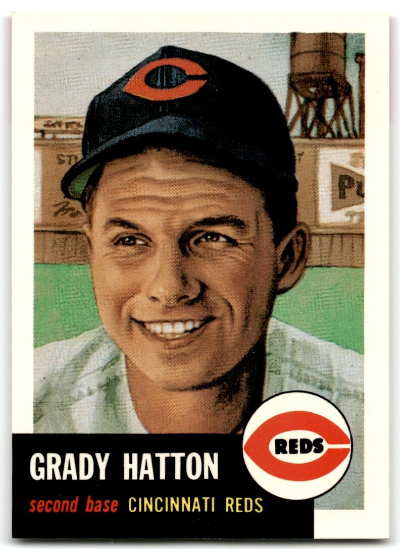 1991 TOPPS ARCHIVES 1953 GRADY HATTON CINCINNATI REDS #45 | eBay