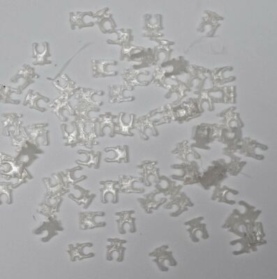 100x Crown Clips Spacer Battery Saving Stopper For Quartz Watch Repairs ...