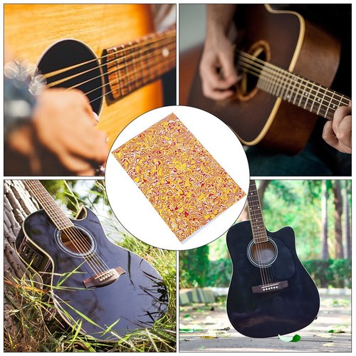 Guitar Pickguard Sheet Material Plastic Scratch Plate Musical Accessory ...