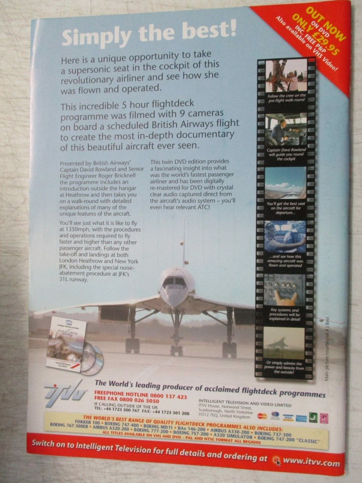 AIRCRAFT ILLUSTRATED MAGAZINE DEC 2006 2007 CALENDAY HEATHROW POSTER ...
