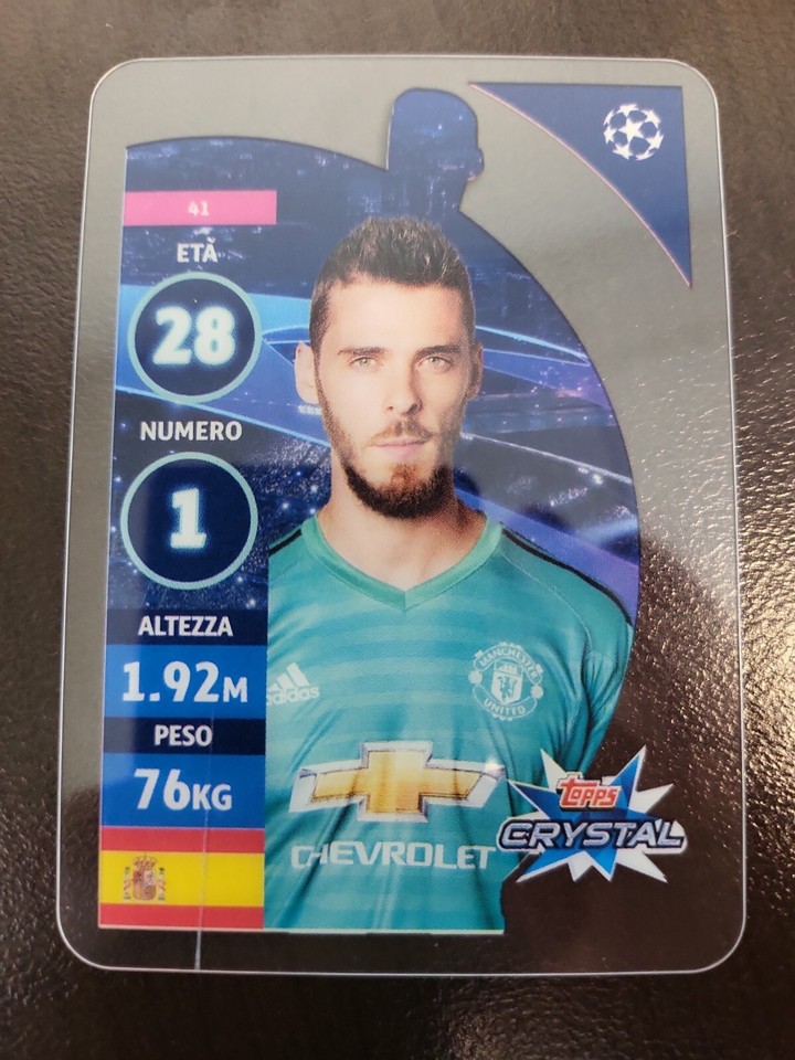2018-19 Topps Crystal David De Gea card #41 | eBay