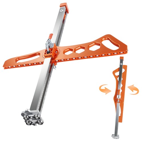 Drywall Cutting Tool, Foldable Hand Push Dual Positioning Drywall ...